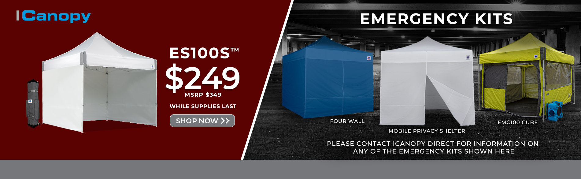 Outdoor Canopy - EZ UP Canopies - Portable Canopy - iCanopy Custom Canopies